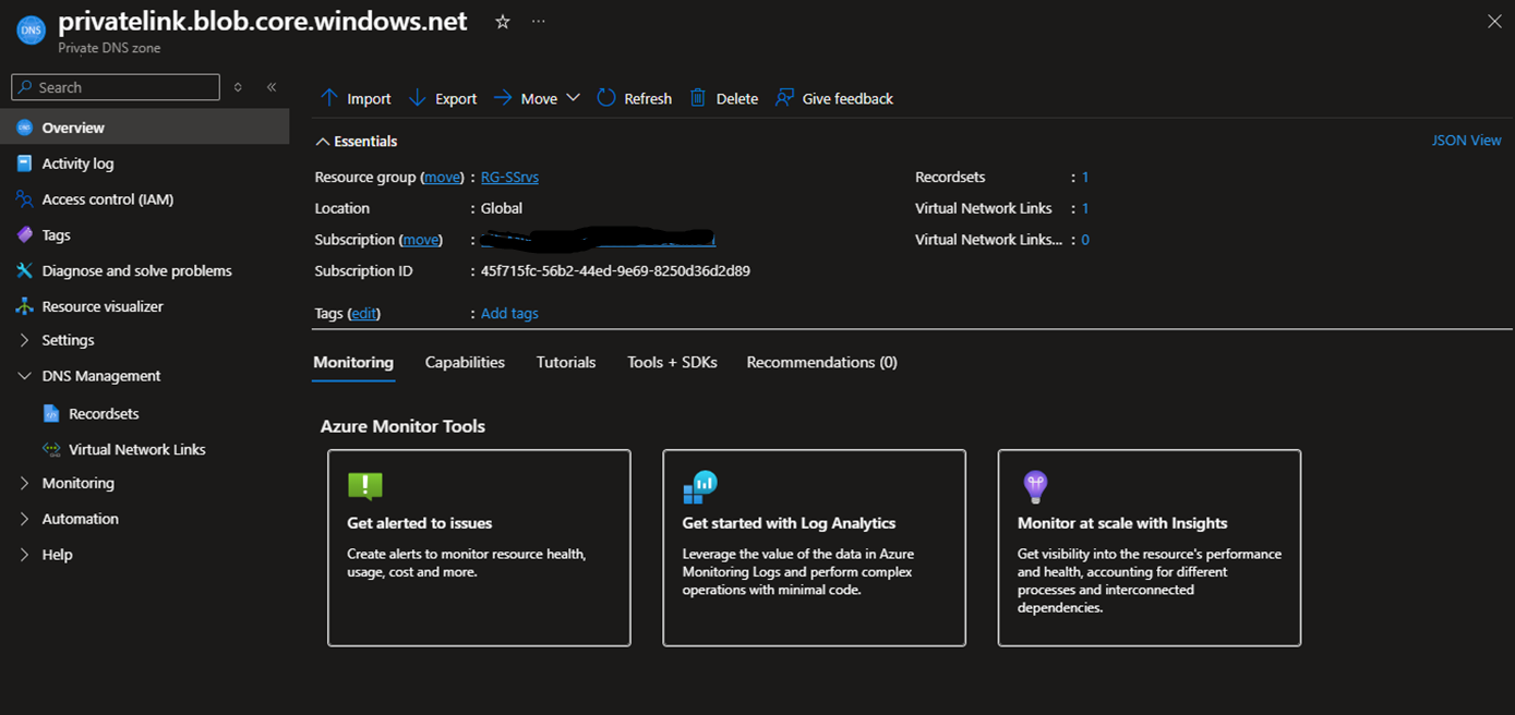 Terminalworks Blog | Configuring Azure DNS Private Resolver to resolve Private endpoints from On ...